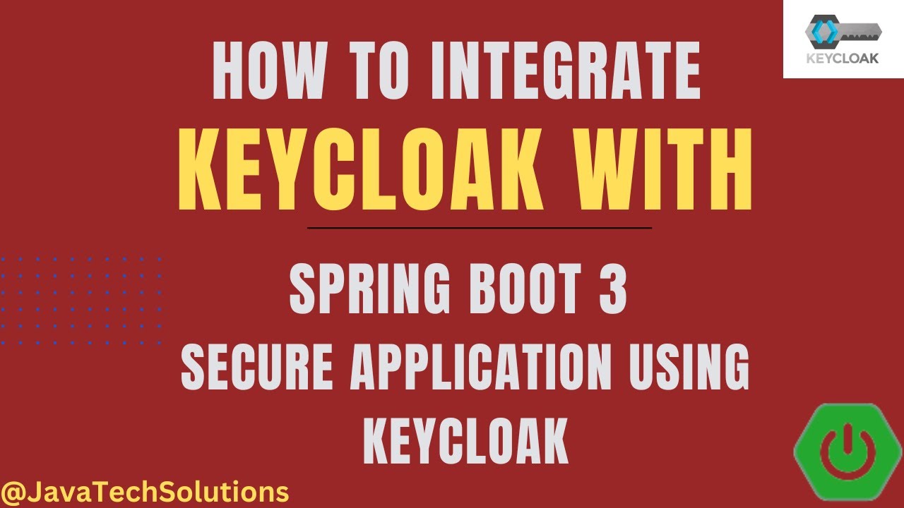 Keycloak integration with Springboot v3 | Keycloak Oauth2 | Keycloak Integration | Spring Security