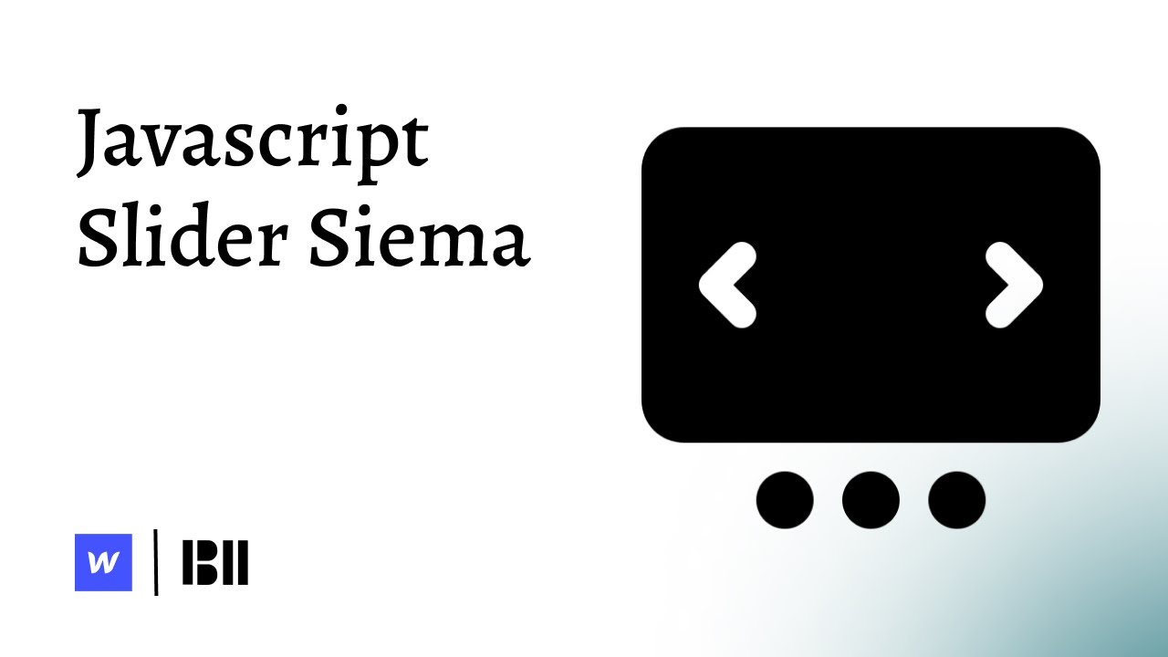 Webflow Slider SIEMA - Webflow tutorial