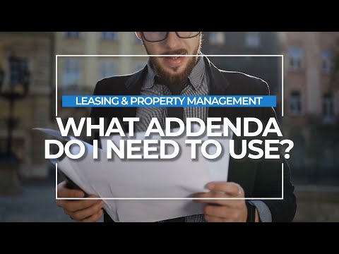 What Addenda Do I Need to Use?
