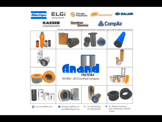 Air Filters - Elgi Air Filters Manufacturer from Ahmedabad