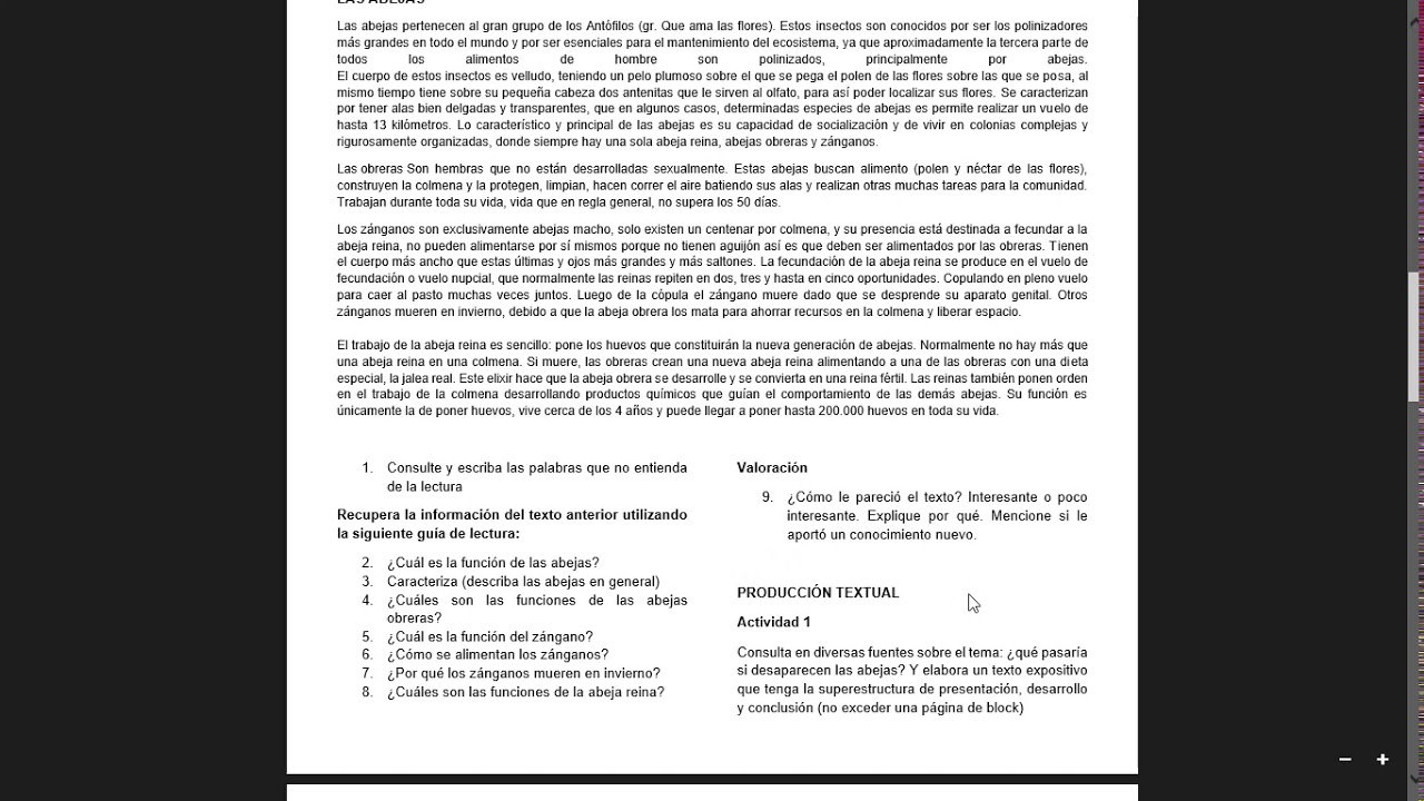 Guía de Aprendizaje de Español  N°1 Grado Sexto. Guía de aprendizaje 6°