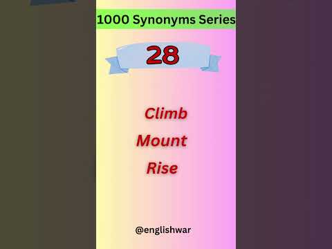 Ascend synonyms #bank #english #ssc #vocabulary