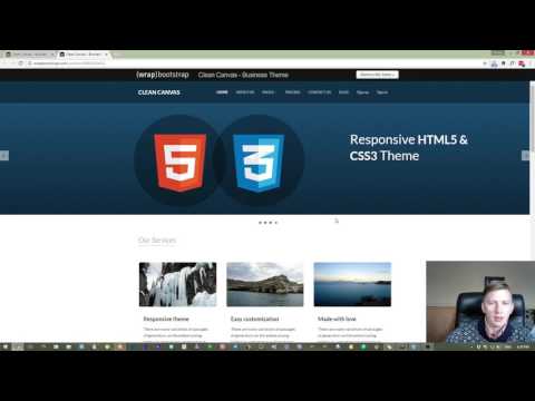 Clean Canvas Bootstrap Template