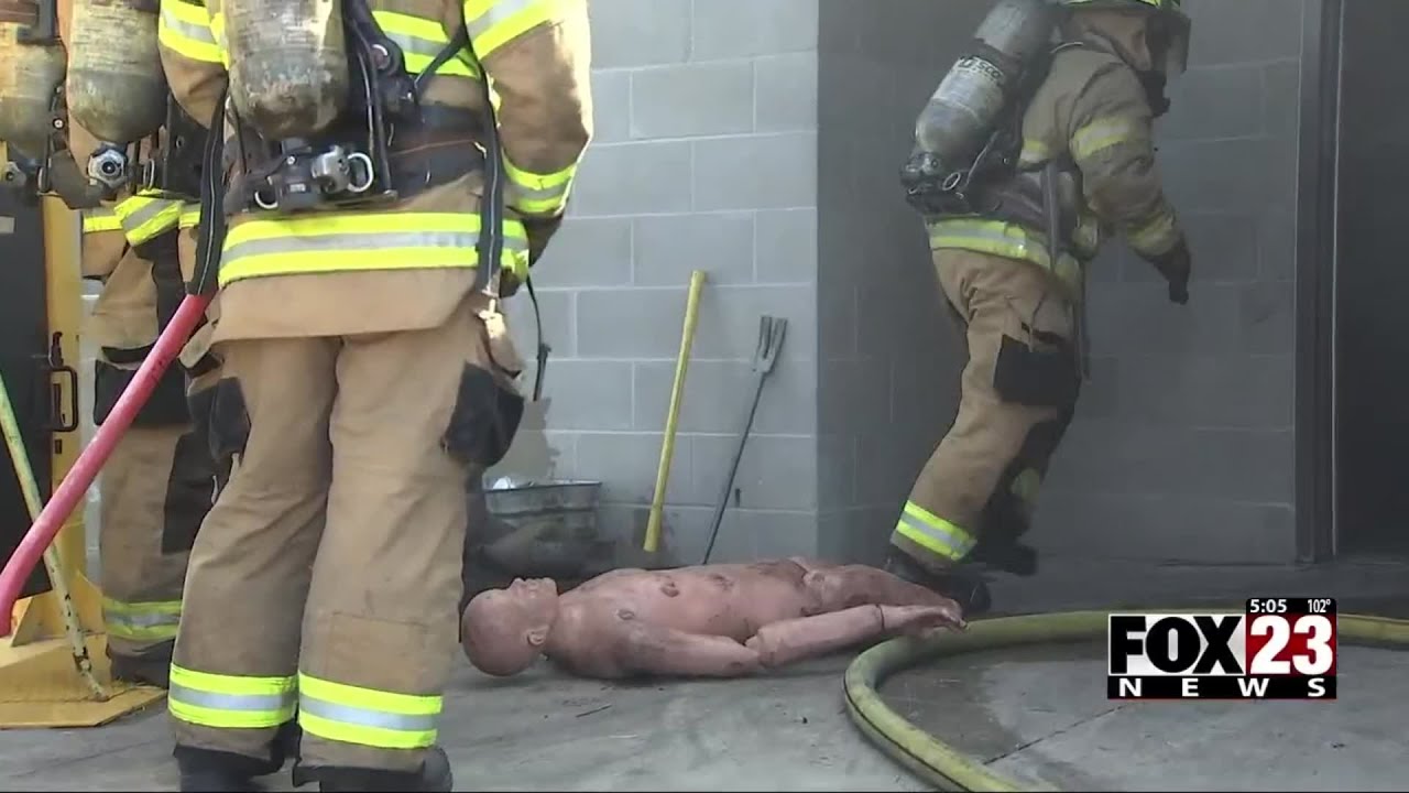 Video: Some future Tulsa firefighters putting skills to the test in realistic training