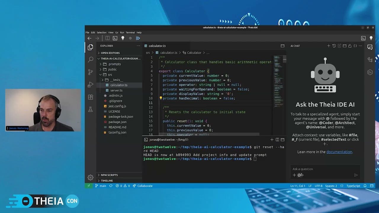 Beyond Coding: The Ultimate AI-Native IDE Demo with Theia AI