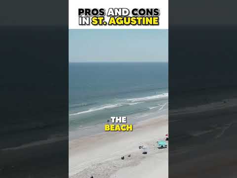 👍Pros and 👎Cons Living in St Augustine Florida #shorts #staugustinefl