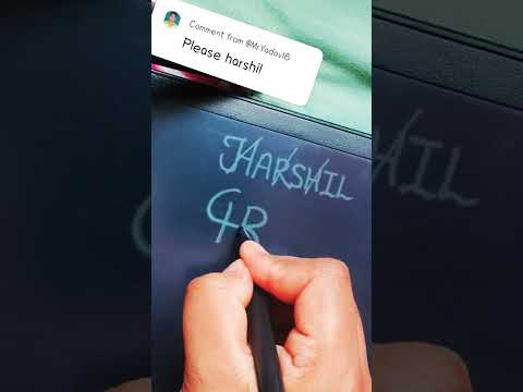 Harshil name logo #namelogodesign #shortsvideo #viral