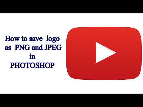 How to save logo as JPEG and PNG easy tutorial | (2020)Photoshop