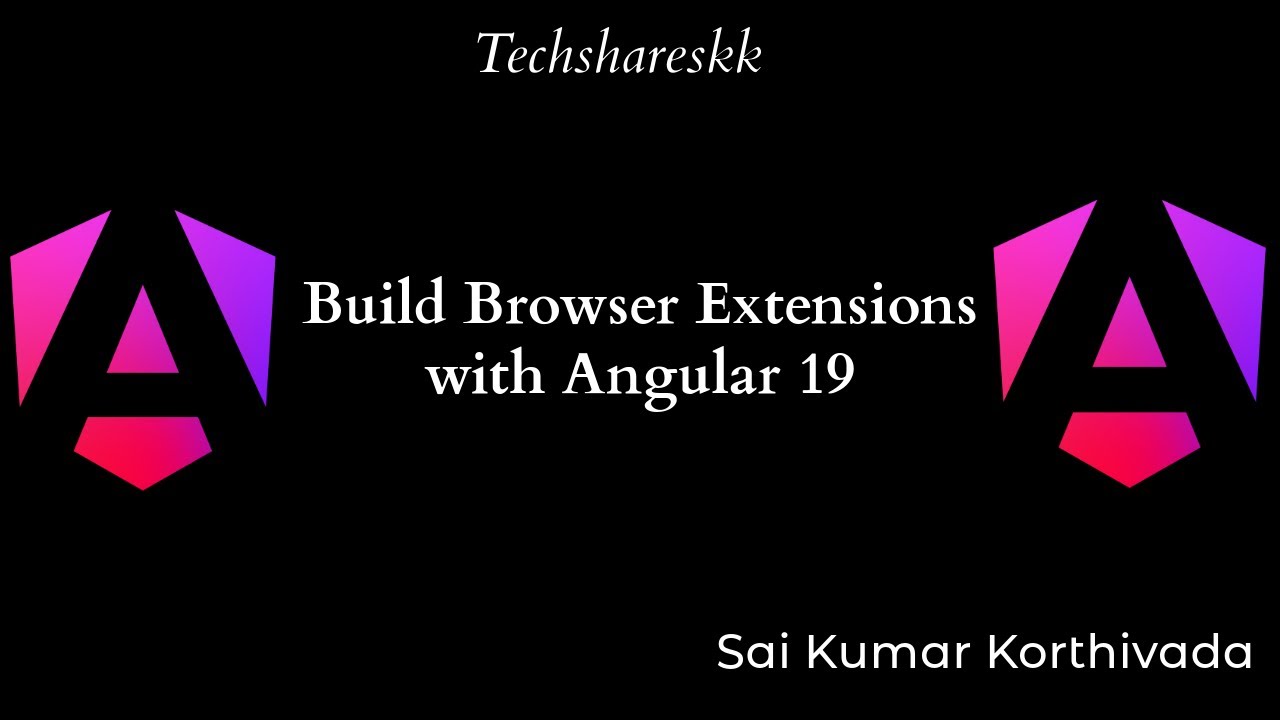 Build Browser Extension in Angular 19 | Angular Projects  #angular19