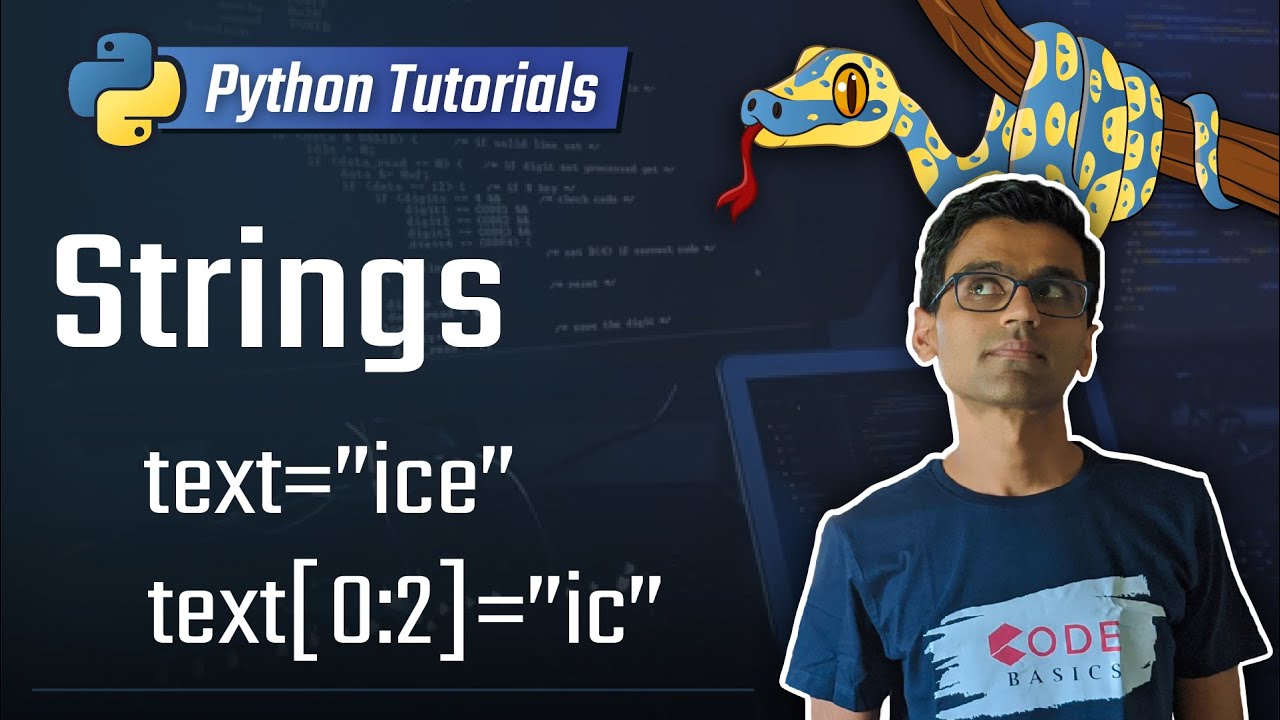 4. Strings [Python 3 Programming Tutorials]