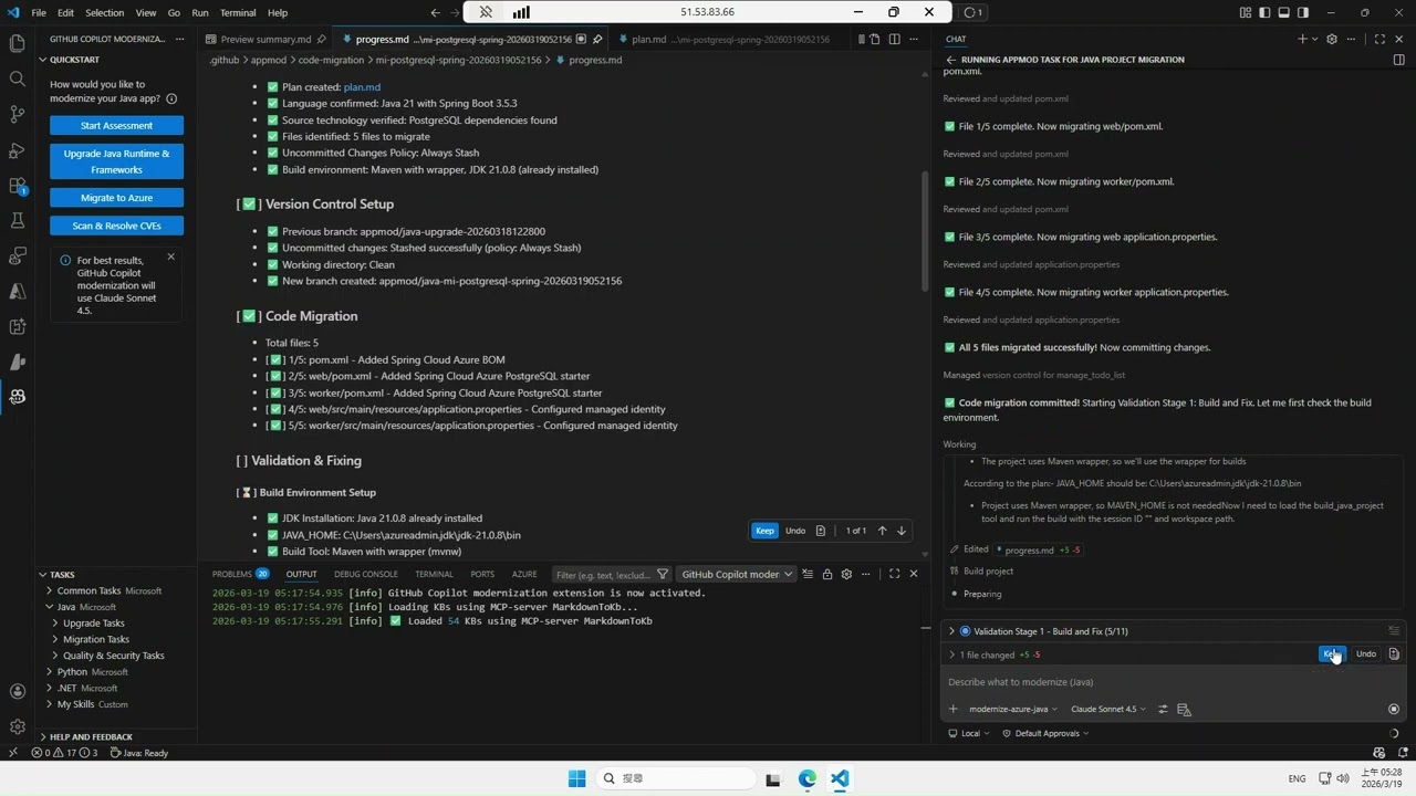 GitHub Copilot App Modernization for Java — Asset Manager Hands-On Lab 2 PSQL