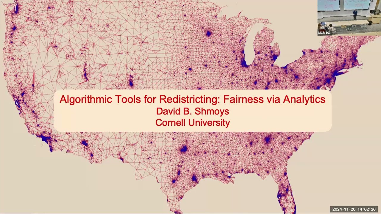 David Shmoys, USC CAIS Seminar, November 20, 2024