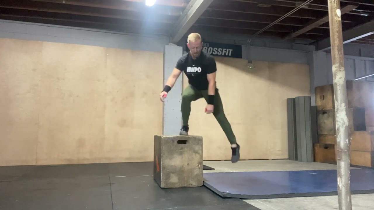 Efficient Burpee Box Jump Over Technique