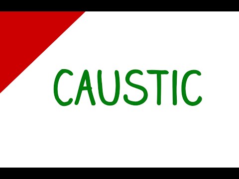 Learn English Words - Caustic (Vocabulary Video)