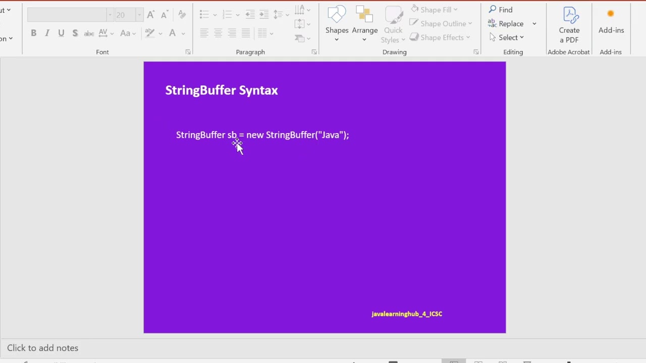 String vs StringBuffer l javalearninghub_4_ICSC