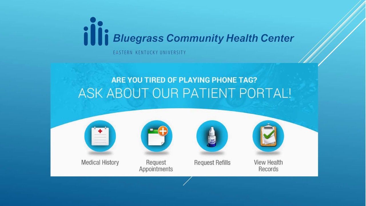 Bluegrass Community Health Center Patient Portal