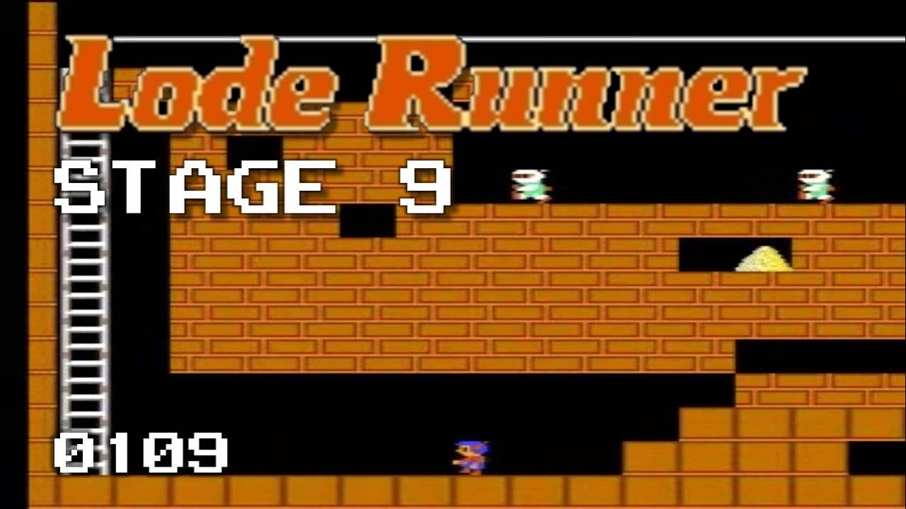 Lode Runner 1 - Stage 9 [0109]