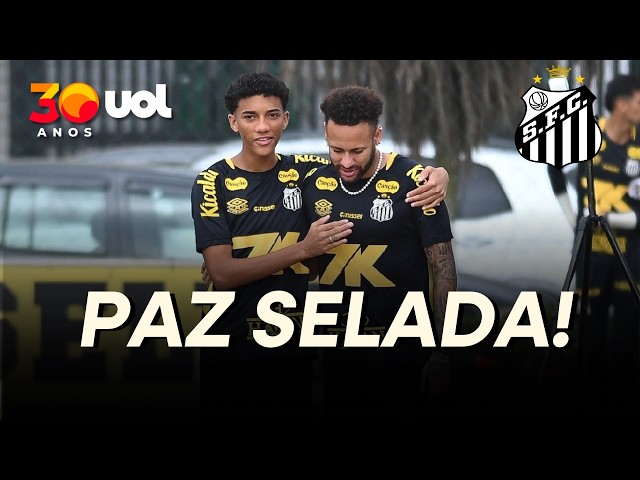 Neymar pede desculpas e sela paz com Robinho Jr: 'Todo mundo erra'