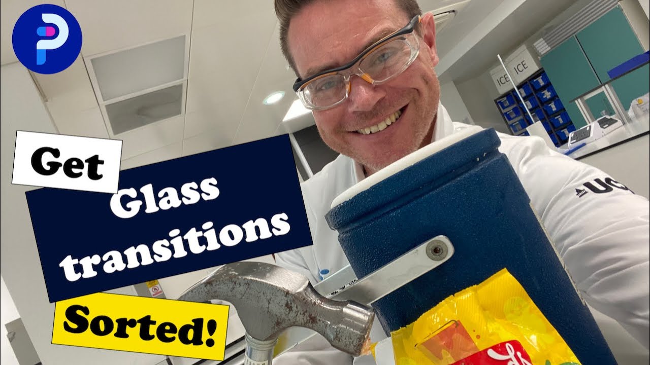 What is a glass transition?