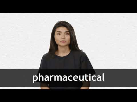 PHARMACEUTICAL - English pronunciations | Collins