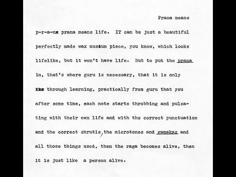 Ravi Shankar - Details on Raga PT 1 - Lecture at CCNY 1967