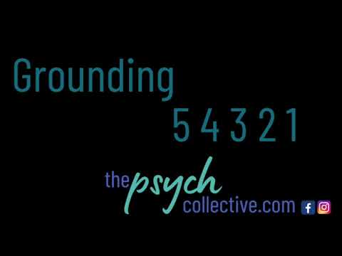 Grounding exercise: the 5 4 3 2 1 technique