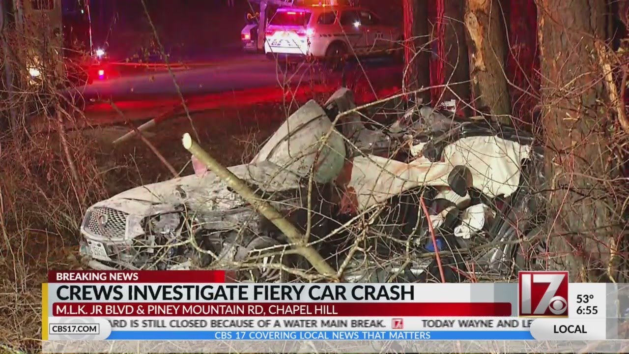 2 men critically injured after high-speed chase ends with fiery crash into trees