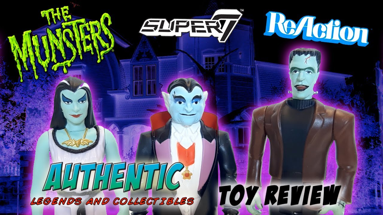 The Munsters Super7 ReAction action figures Toy Review
