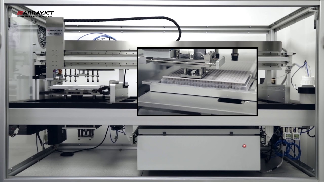 Arrayjet: Microarray printers in action