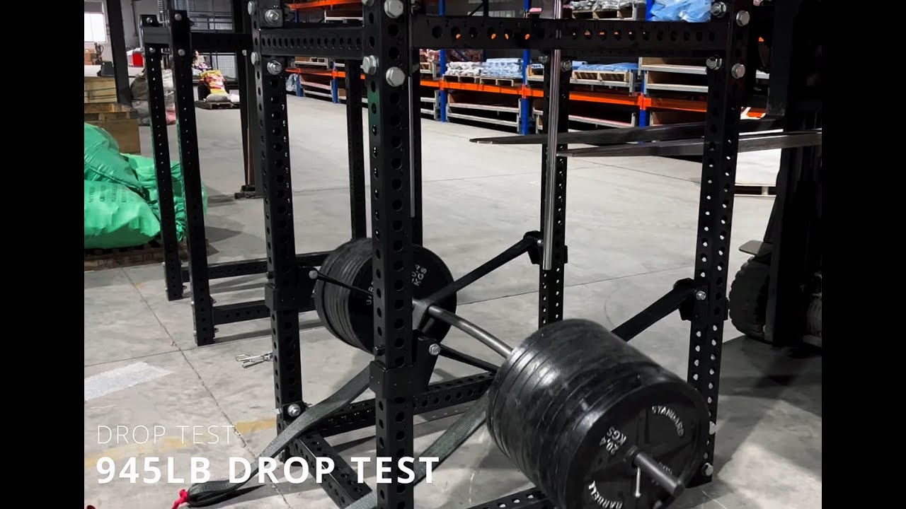 REP Strap Safeties 2.0 - See a 945lb Drop Test!  - Power Rack Safety Straps Rated to 1,000 pounds