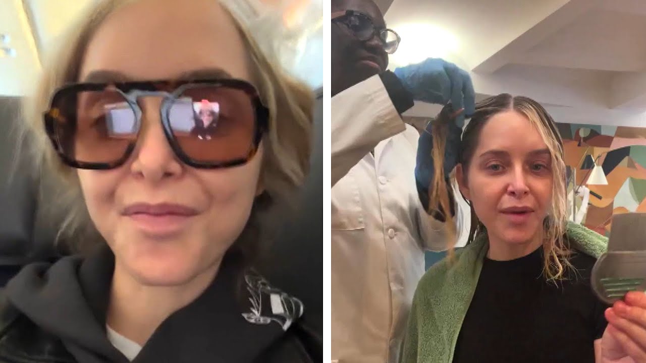 Jason Biggs' Wife Jenny Mollen Boards Plane With Head Lice