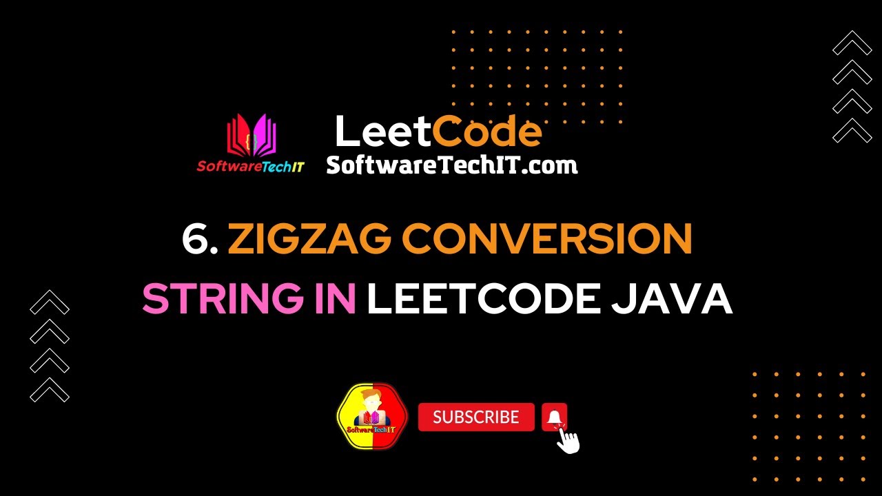 #6 Zigzag Conversion LeetCode Java Solution | Java Coding Explained Step by Step #java #explore