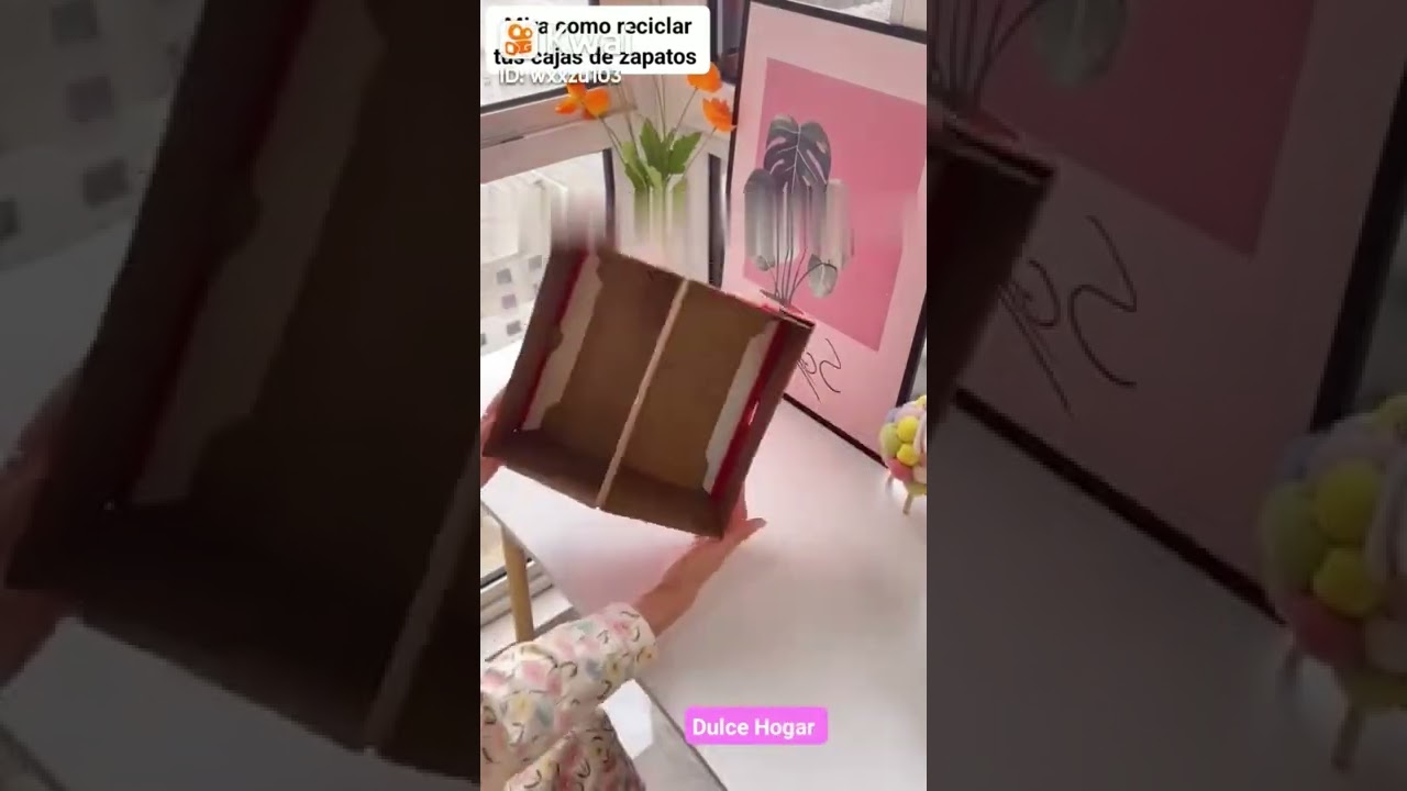 mira como podemos reciclar nuestras cajas de zapatos