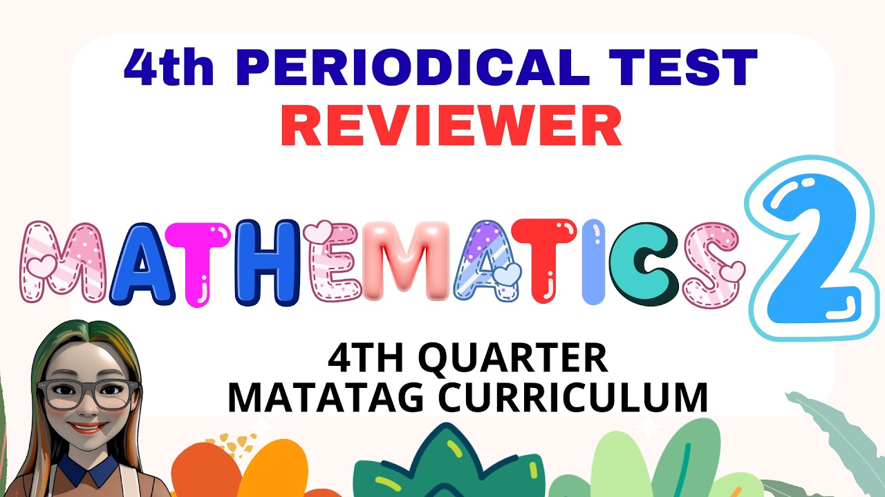 MATHEMATICS 2 REVIEWER  4TH QUARTER