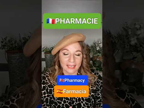 🇬🇧PHARMACY French pronunciation🇪🇸FARMACIA en francés🇨🇵PHARMACIE