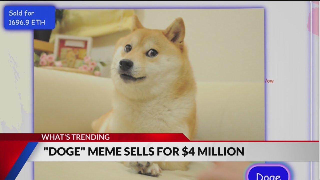 Doge meme sells for $4m