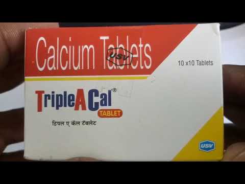 Triple A Cal Nutritional Supplement Tablet, 10 tab/strip, Price from Rs ...