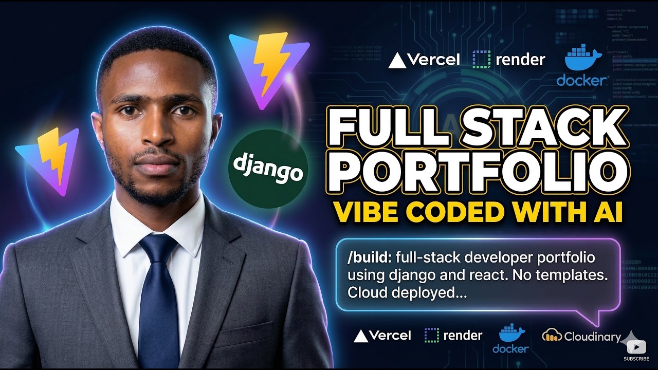 Full Stack Portfolio Overview— React, Django, Docker & PostgreSQL