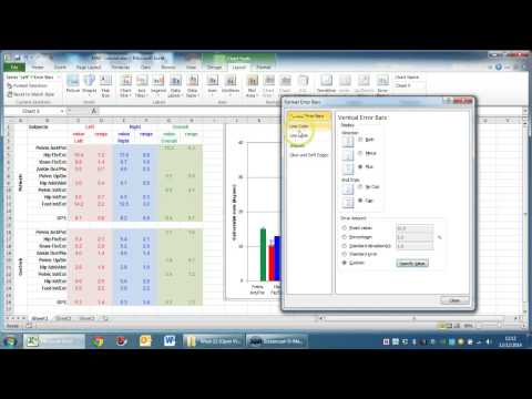 Preparing a good looking Movement Analysis Profile (MAP) in Excel ...