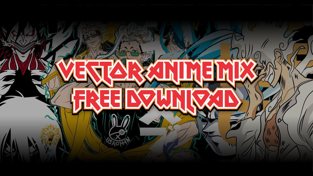 FREE VECTOR ANIME PACK VOLL 3