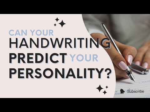 Correlation of Graphology & Personality Explained