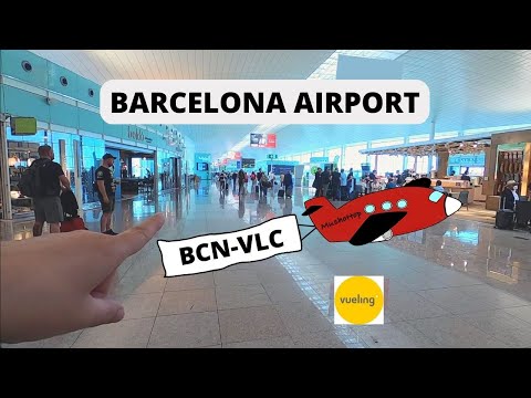 Barcelona Airport Boarding - Vueling Flight to Valencia