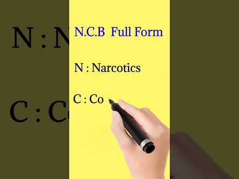 N.C.B Full form | Full form of NCB | #Full form