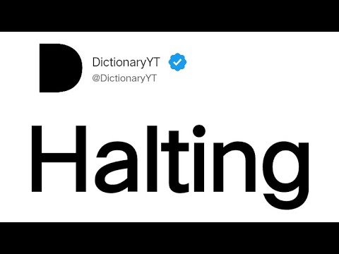 Halting Meaning in English