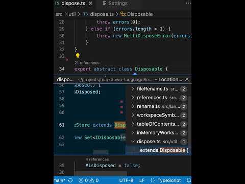 VS Code Shorts — See reference counts for JavaScript and TypeScript with the References Code Lens