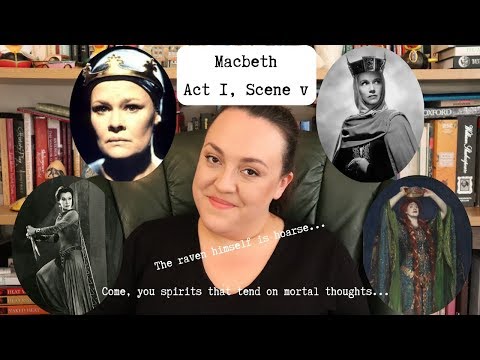 Dr Kat and Lady Macbeth's Speech in Act I, Scene v