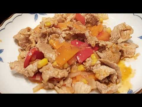 Tasty Fake Fillet Pork in Hot Broad Bean Paste//Stir Fry,Easy and Delicious!