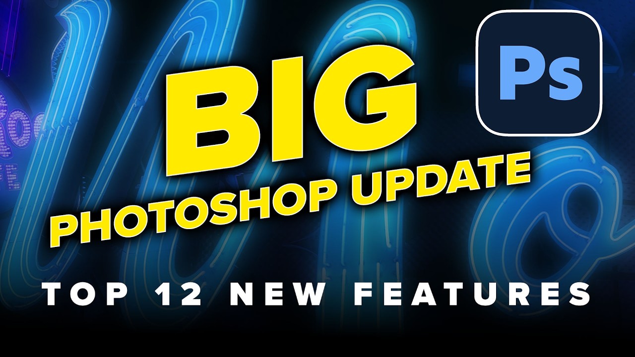 12 BIG NEW Photoshop Features just released