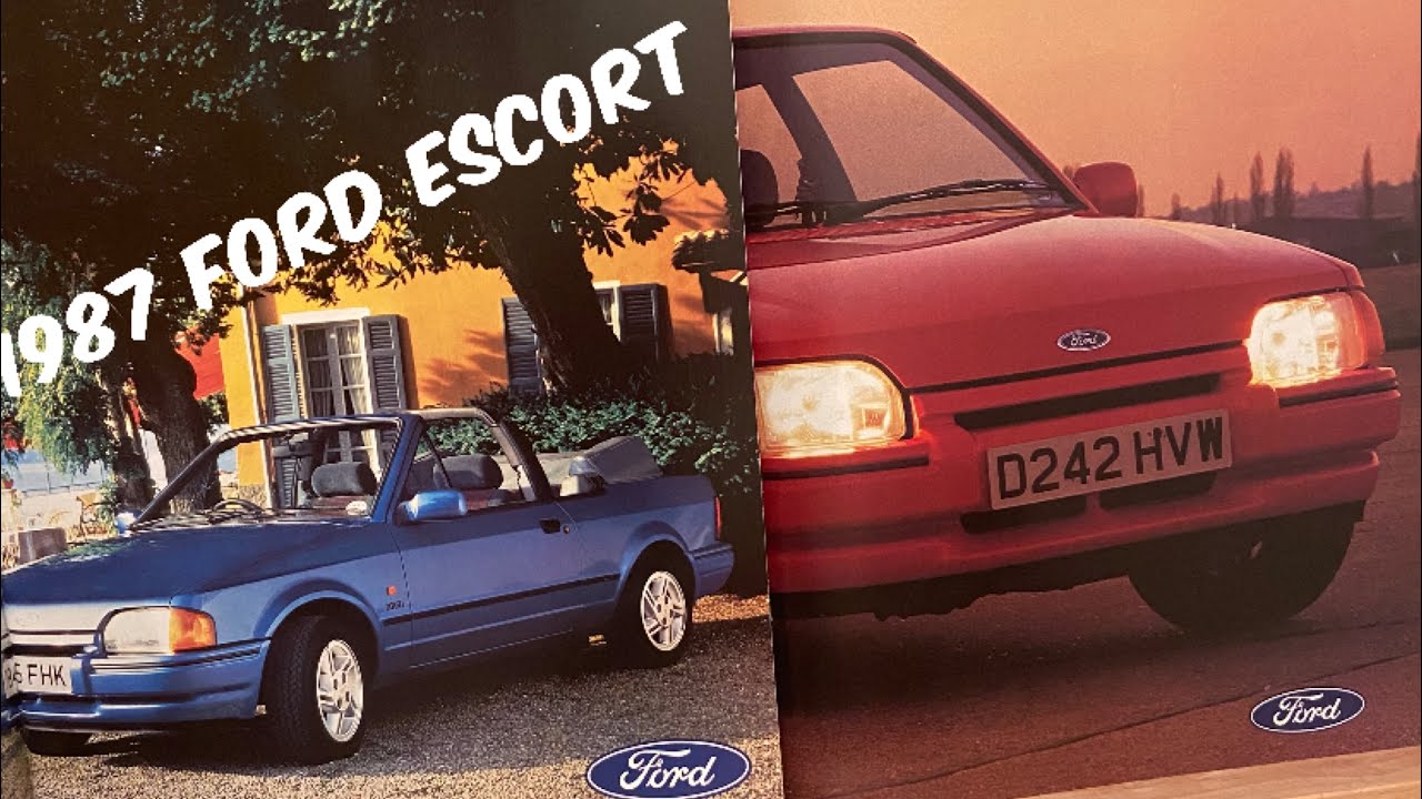 The Ford Escort: A 1987 brochure range review.