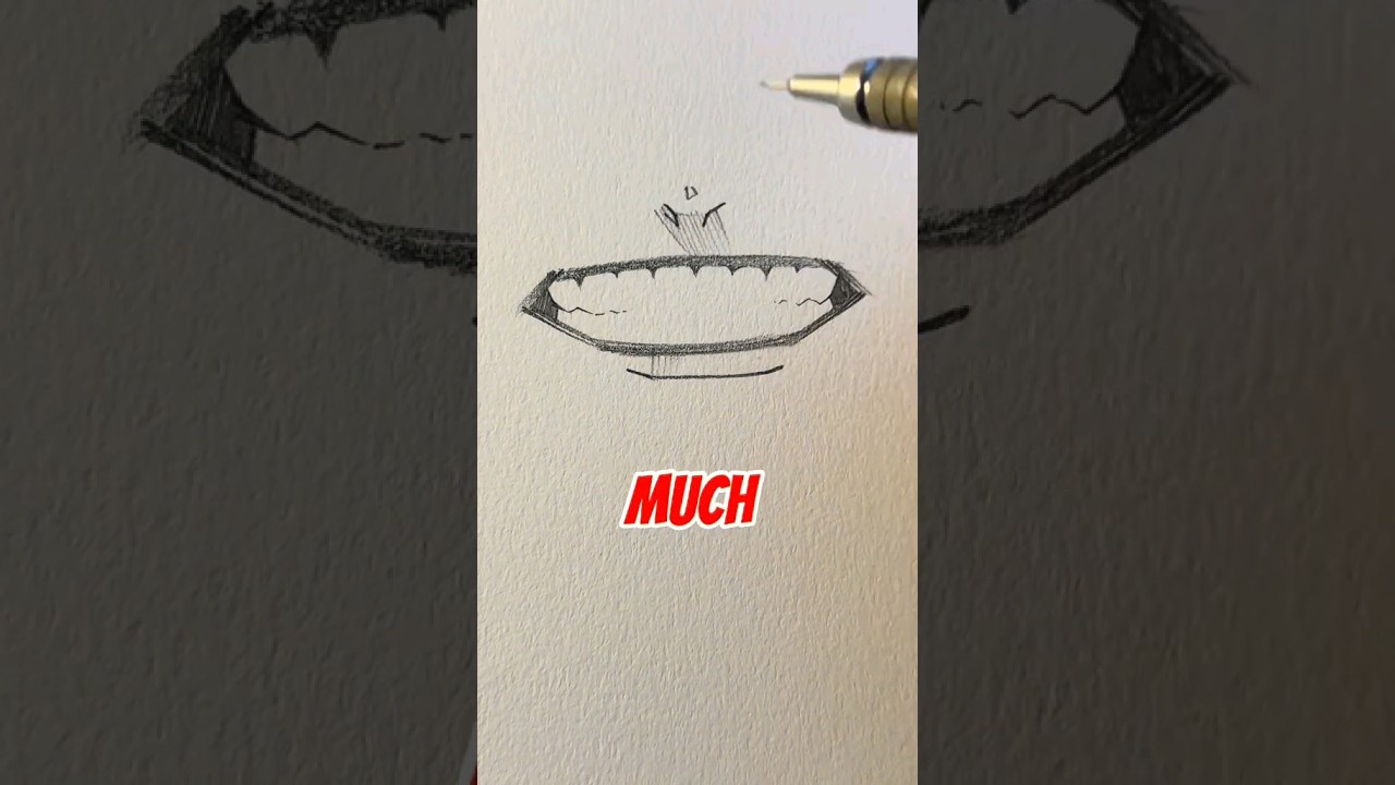 How to draw teeth || Jmarron